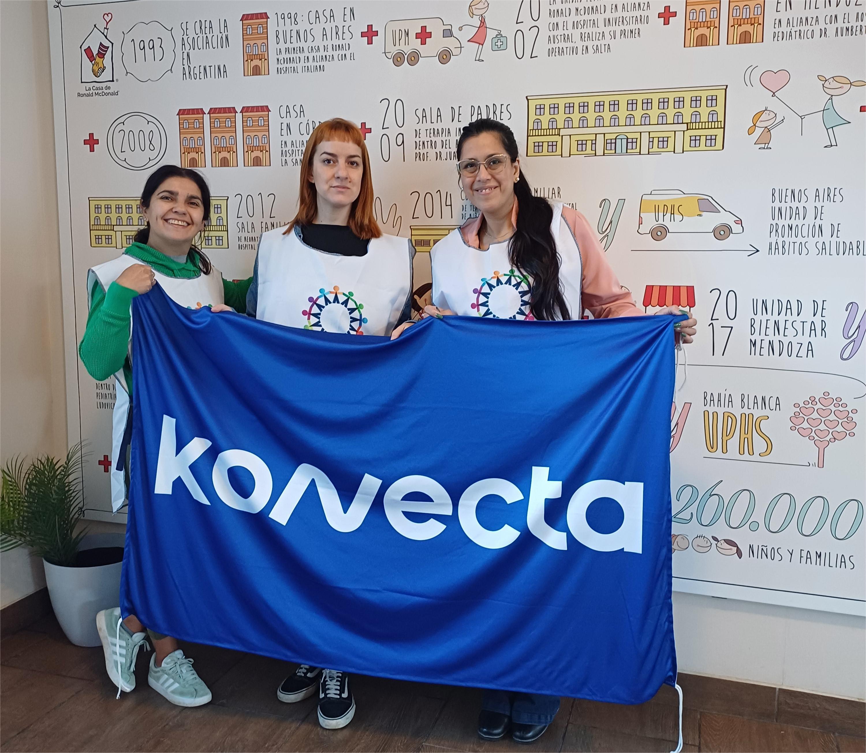 Voluntarios de Konecta acompañan a familias en hospitales junto a Casa Ronald McDonald